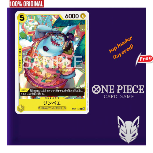 ORIGINAL 4x cards playset deck Jinbe Character OP07-102 C optcg one ...