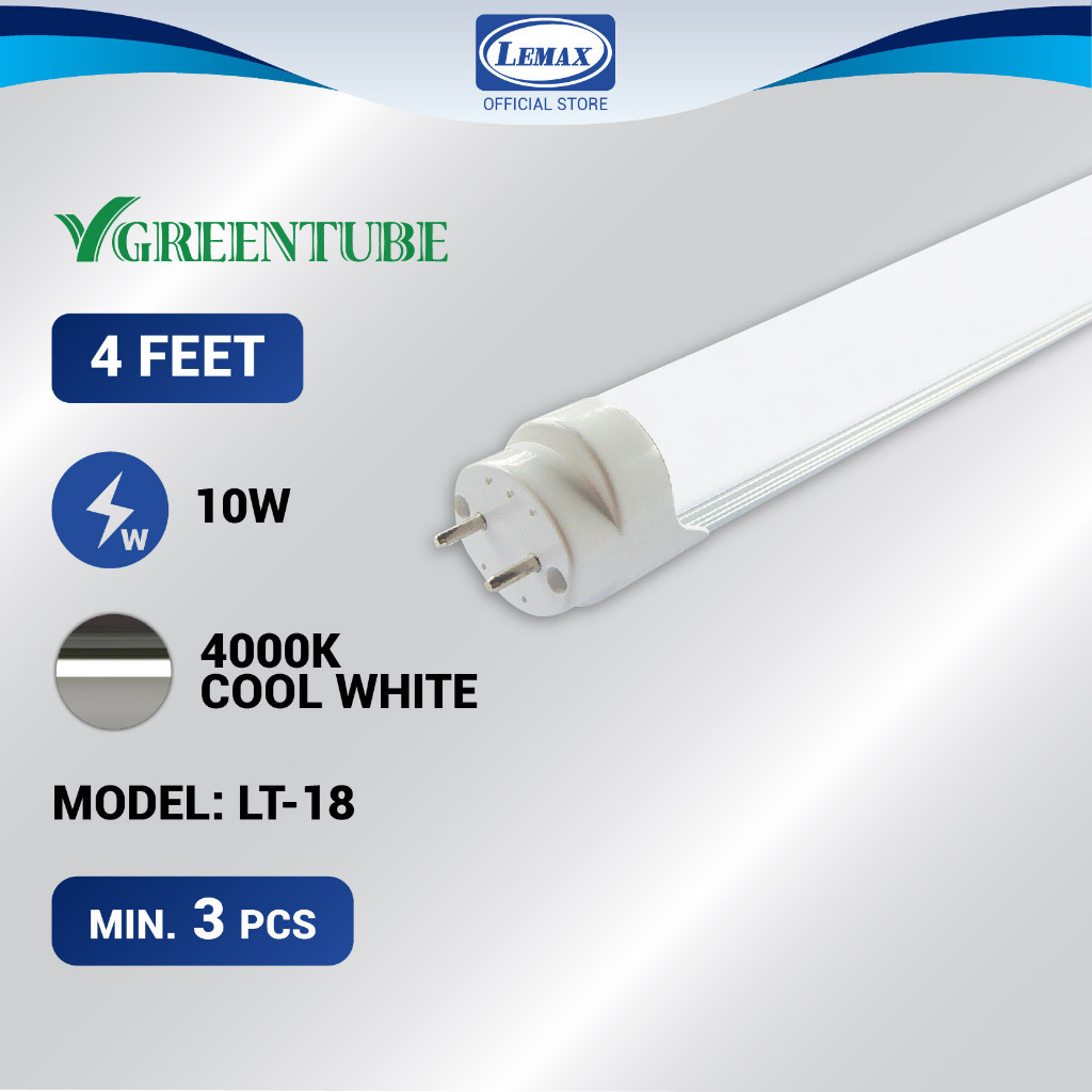 LEMAX T8 LED Tube (2FT/4FT) 10W, 18W, 20W, 30W Lampu Kalimantang Bulb Siling 2, 4 Kaki | Shopee ...