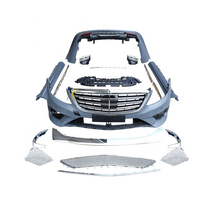 High guality car bumper Grills for benz S-class W222 Modified S65 AMG ...