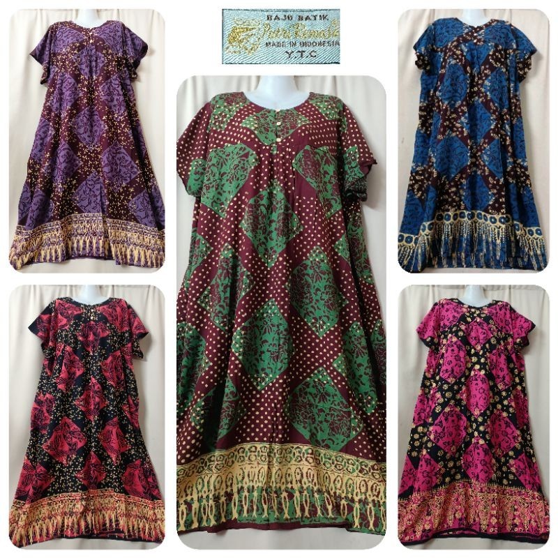 P5 (Size 5XL) (Putri remaja Y.T.C) Baju Tidur Batik / Batik Night Dress ...