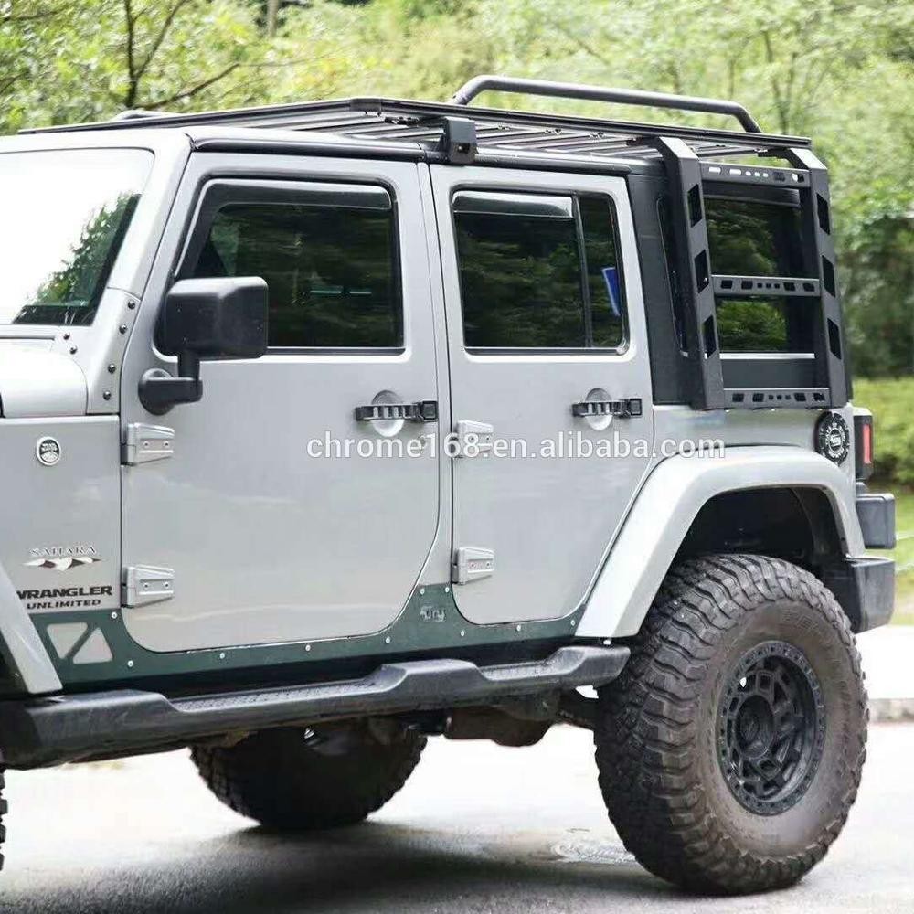 Roof rack platform for Jeep Wrangler JK JL 4X4 Aluminum Carrier for ...