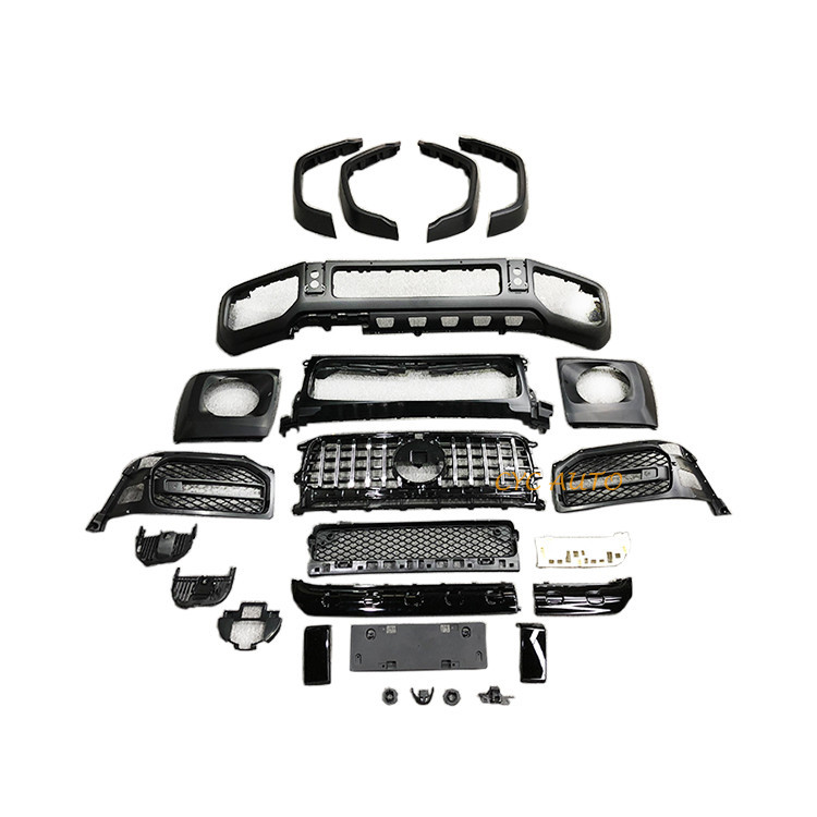 Full Set Body Kit Facelift Upgrade G63 Bodykit Front Bumper with Grille ...