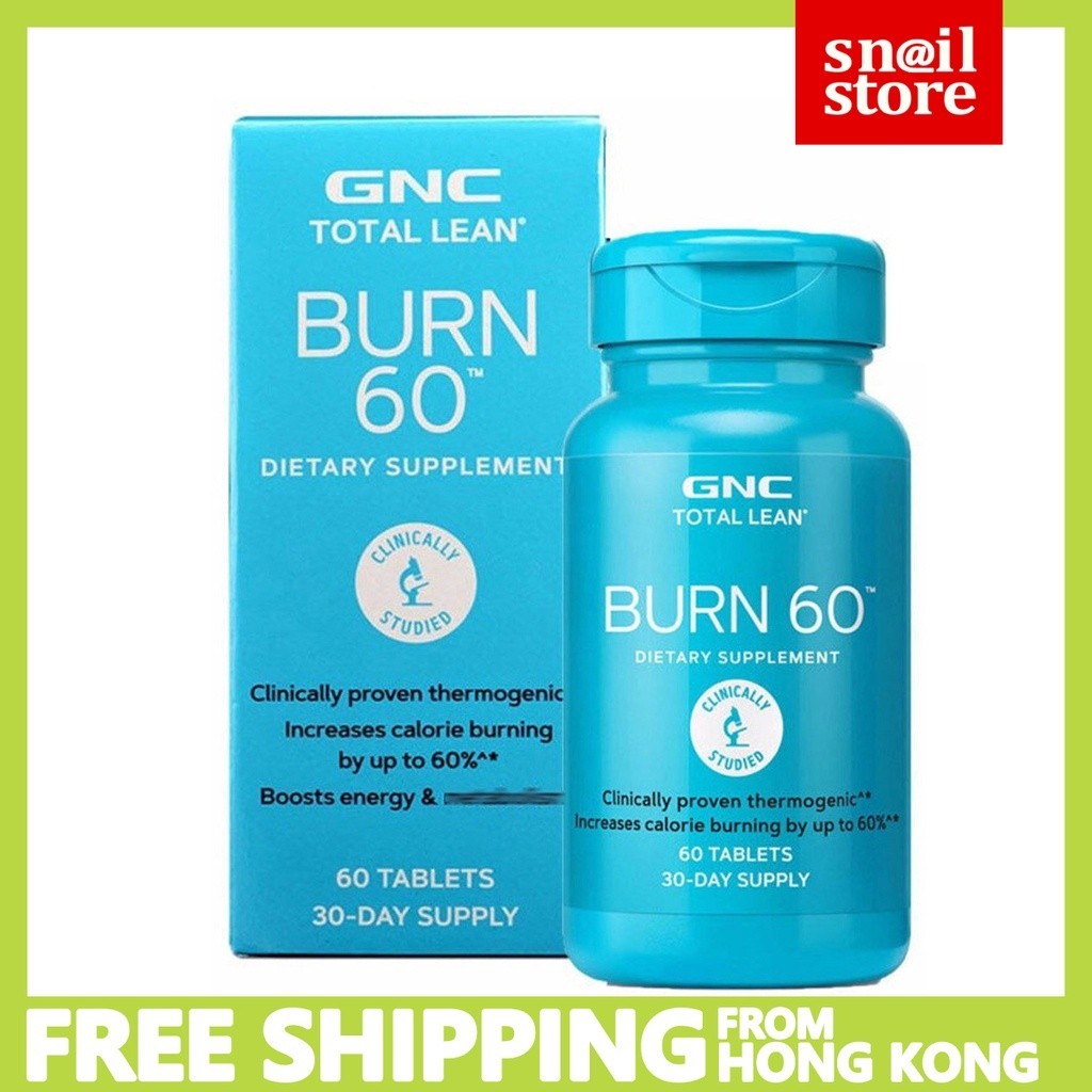 GNC total lean BURN 60 dietary supplement （EXP 2027）（60 tablets）gncburn60 美國 健安喜 完美纖體系列 BURN6060 ...