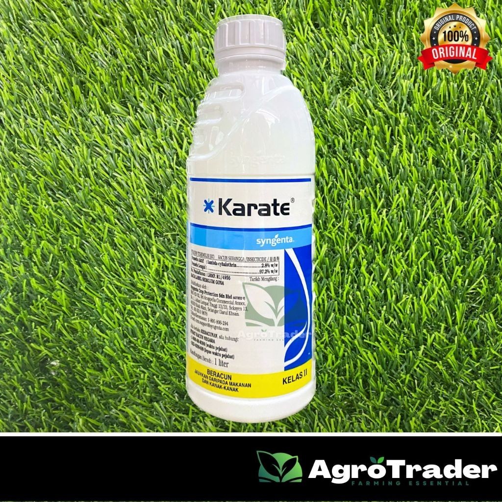 Syngenta Karate 1L - lambda-cyhalothrin 2.8% EC (sama Alanda / Largin / BM Lamda/ ) | Shopee ...