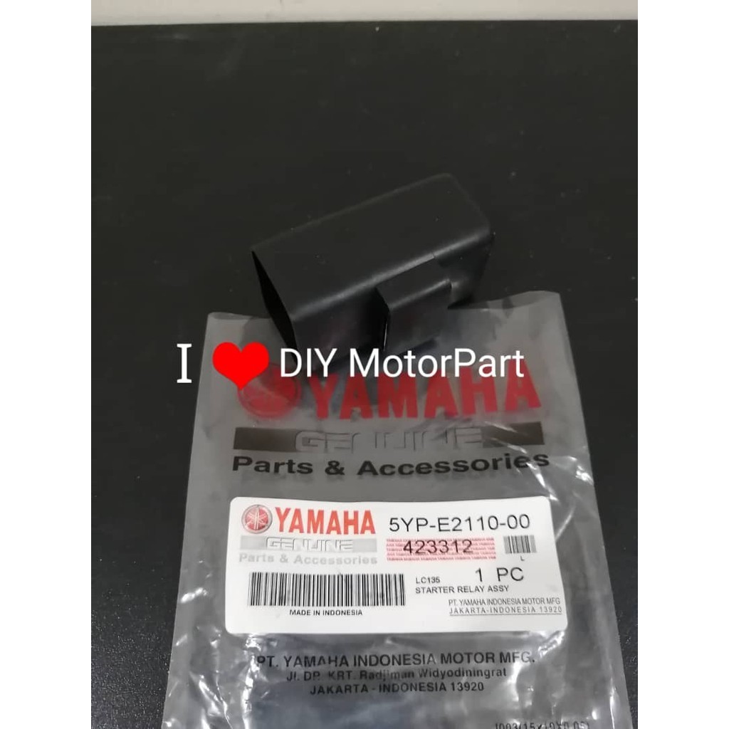 YAMAHA LC135 SRL110 EGO EGOS EGOLC STARTER RELAY ASSY Y15/Y15ZR/FZ150 ...