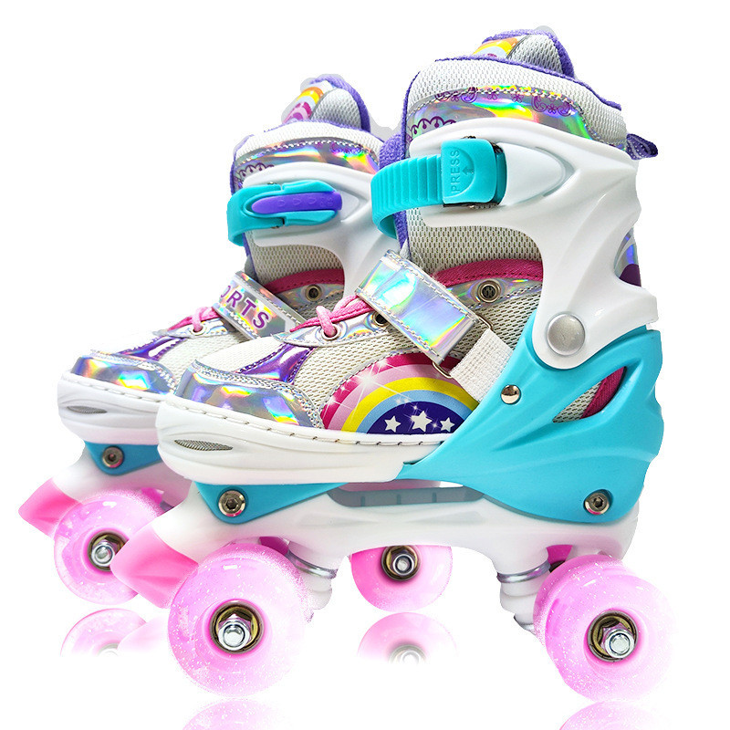 AT-ΨBeginner Baby Skates for Boys and Older Children Rainbow Sports ...