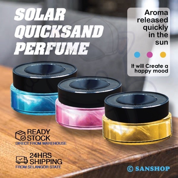 Solar Quicksand Perfume Solar Rotating Car Perfume Long Lasting ...