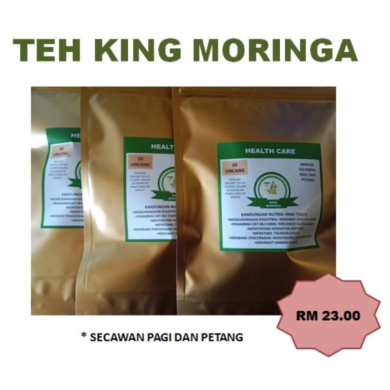 Teh King Moringa Terapi Minuman | Shopee Malaysia