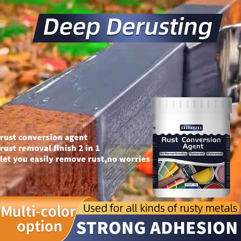 Iron paint 500G OTTER Water Based Aqua Metal Rust Paint Cat Besi 防锈漆 ...