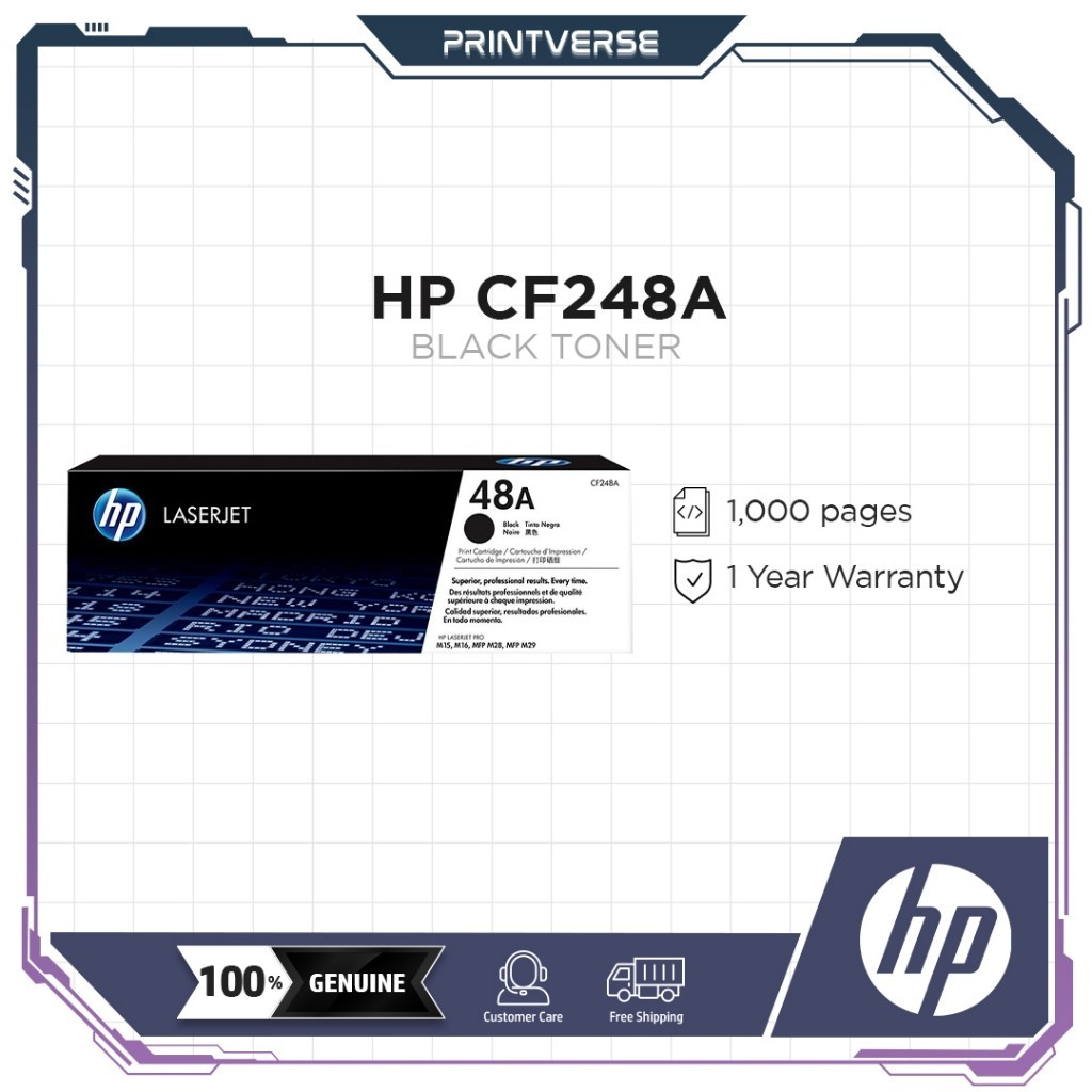 HP CF248A 248A 48A Original Laserjet Mono Toner Cartridge / 1k Pages ...