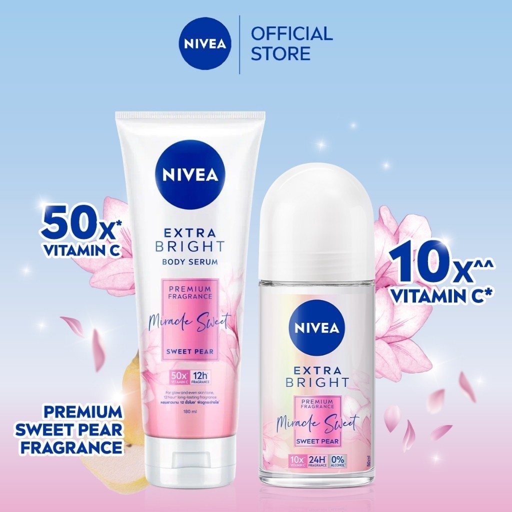 NIVEA Premium Perfumed Fragrance Miracle Sweet Deodorant & Body Serum ...