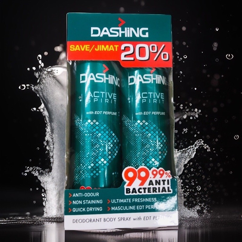DASHING DEUDORANT body spray 125ml EDT perfumes original | Shopee Malaysia