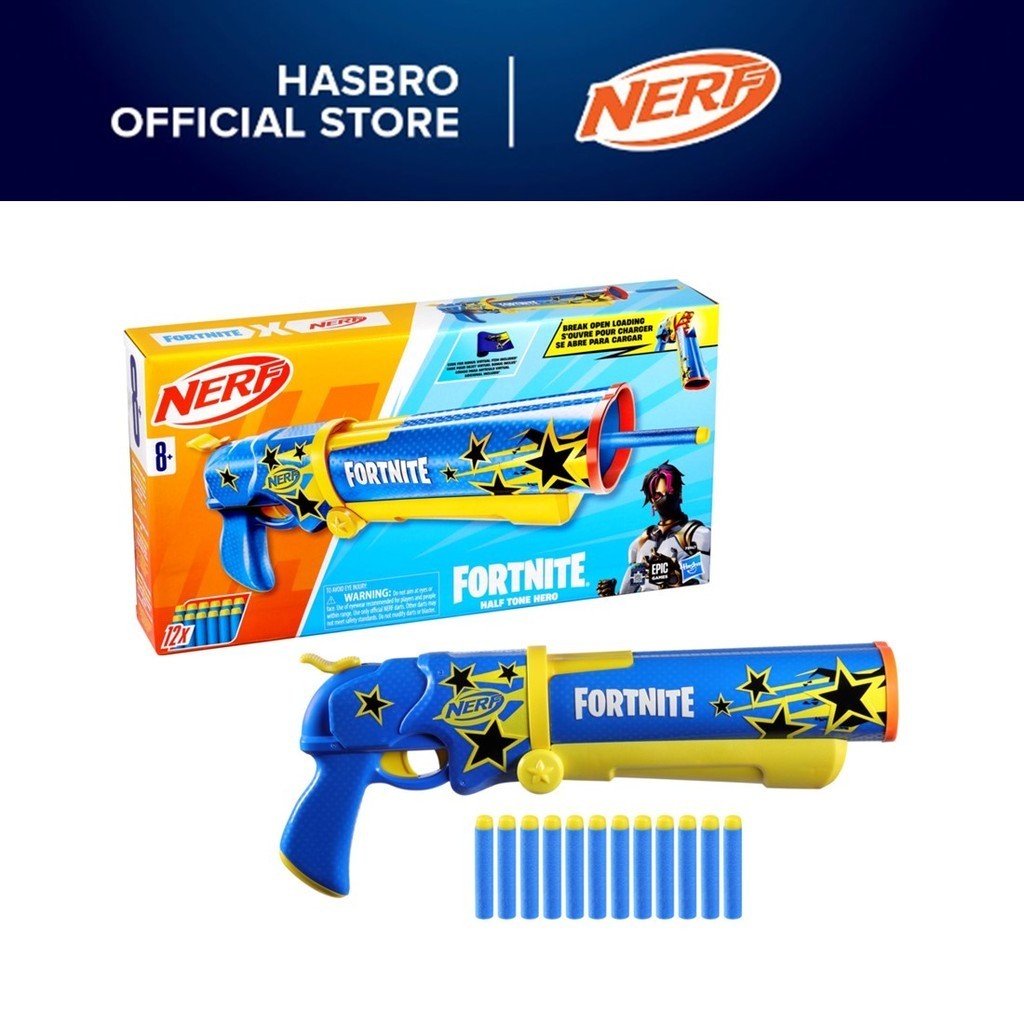 Nerf Fortnite Half Tone Hero Blaster, Unlock Code, Break Open Loading ...