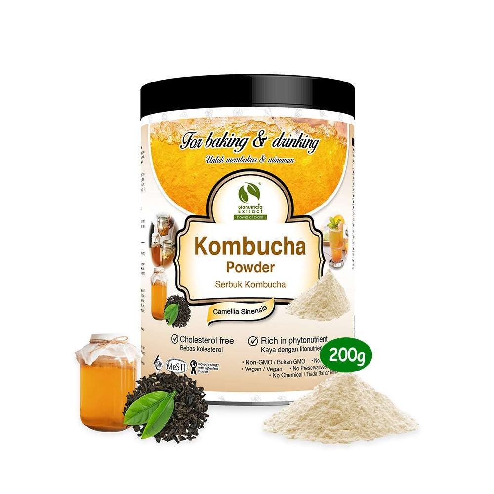 HALAL Kombucha Powder 康普茶粉 (200g) Rich Prebiotics for Juice, Smoothies ...