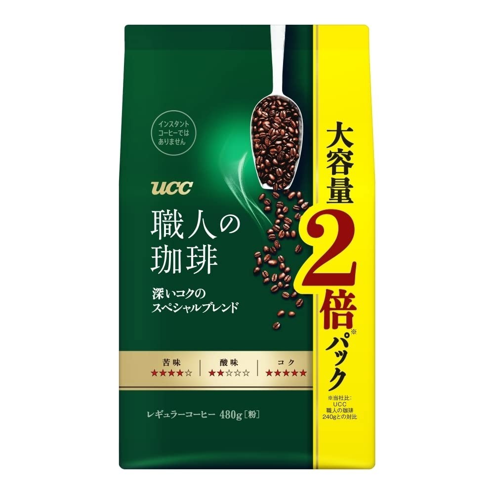 UCC Artisan Coffee Deep Rich Special Blend 480g Regular Coffee (Powder ...