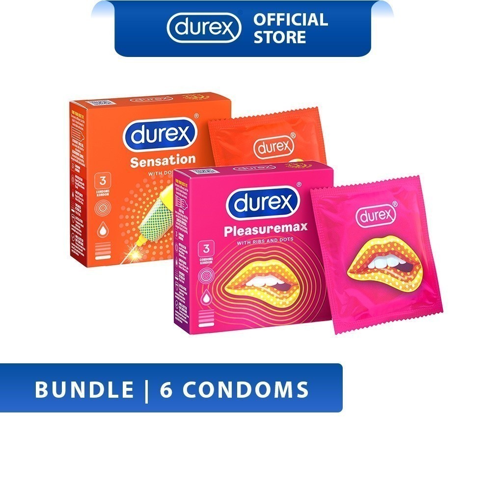 Durex Condom Pleasuremax + Sensation 3's | Shopee Malaysia