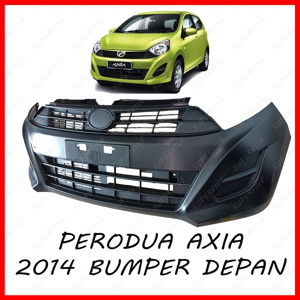 PERODUA AXIA 2014 G SPEC FRONT BUMPER / BUMPER DEPAN | Shopee Malaysia