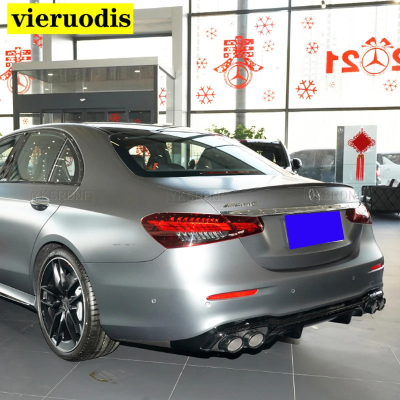 Rear Trunk Spoiler Boot Wing Lip For Mercedes-Benz NEW E Class W213 E250 E300 E43 E63 AMG Sedan ...