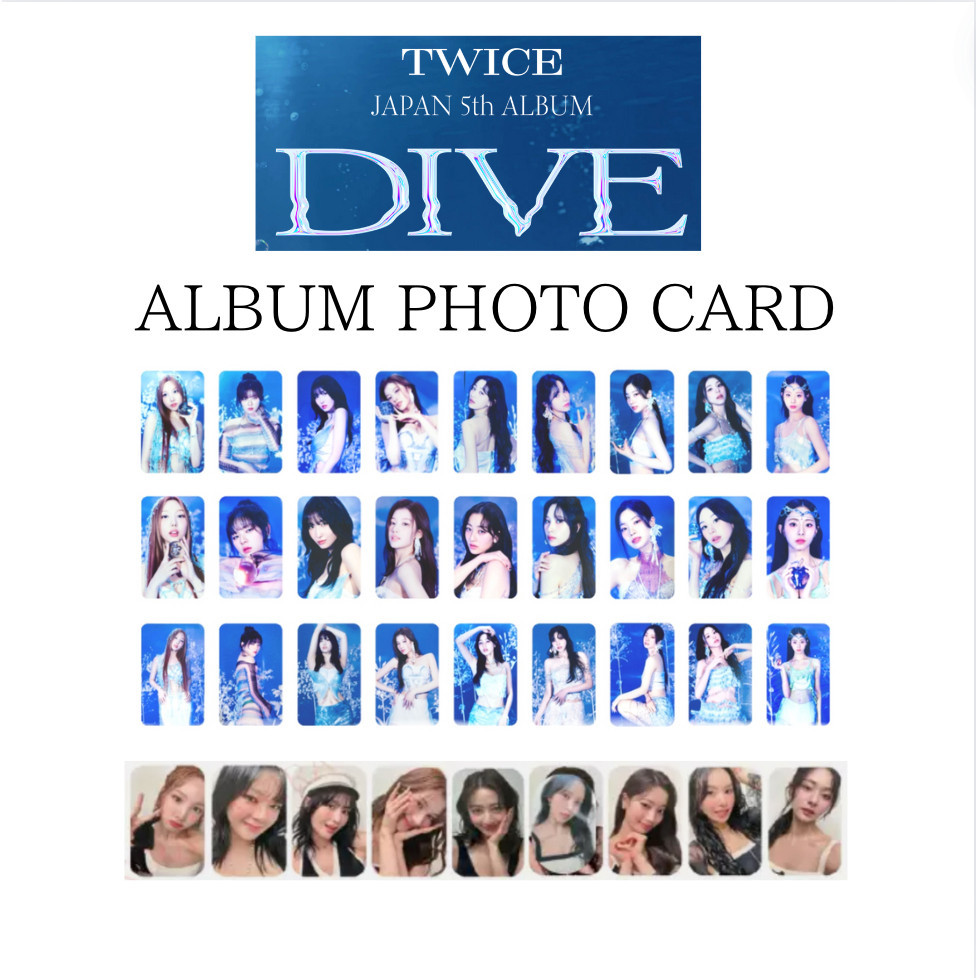 TWICE JAPAN 5th ALBUM DIVE OFFICIAL PHOTO CARD / NAYEON JEONGYEON MOMO ...