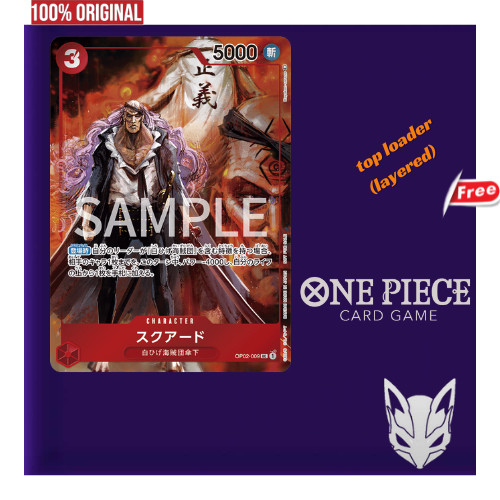 ORIGINAL Squard (Parallel) Character OP02-009 UC free top loader optcg one piece card | Shopee ...