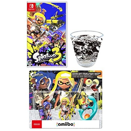 [Delivered in original shipping box] Splatoon 3 -Switch + amiibo triple set [Inkling [Yellow ...