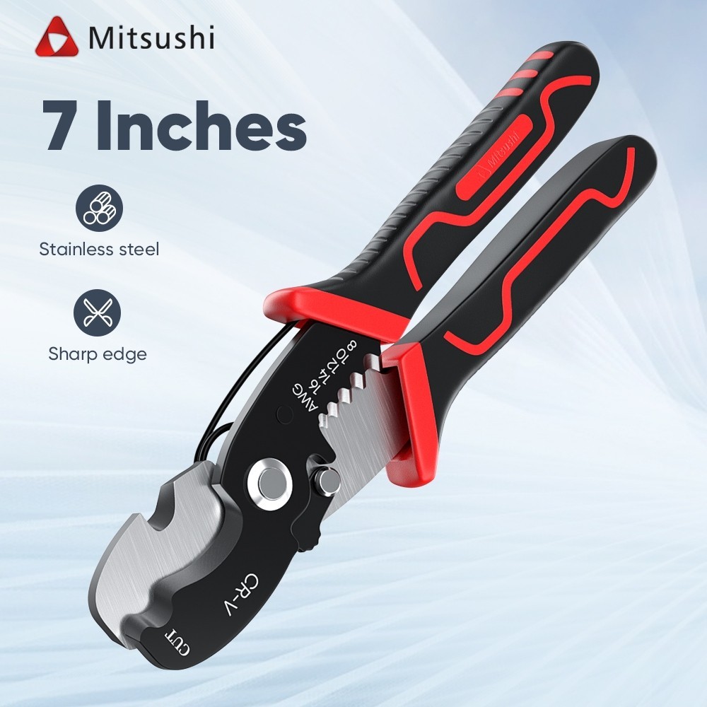Mitsushi Cutter Wire Plier Crimper Cable Cutter Grip Cutting Pliers ...