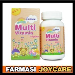 Shine Junior Multivitamin with Lysine Chewable Tablets 100's (EXP: June ...