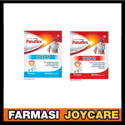 PANAFLEX MUSCLE & JOINT PAIN RELIEF PATCH ( HOT PATCH / COLD PATCH ) 5 ...