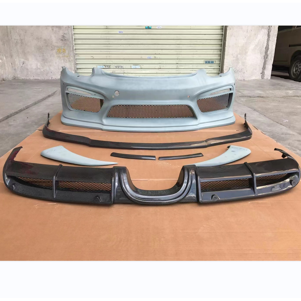 Full Bumper Body Kit for Porsche 981 Cayman boxster update to GT4 2013 ...
