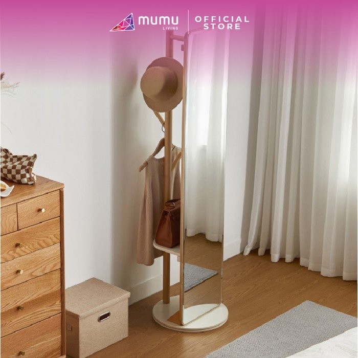 [MUMU Living] Olsen Rotatable Mirror Coat Stand | Shopee Malaysia