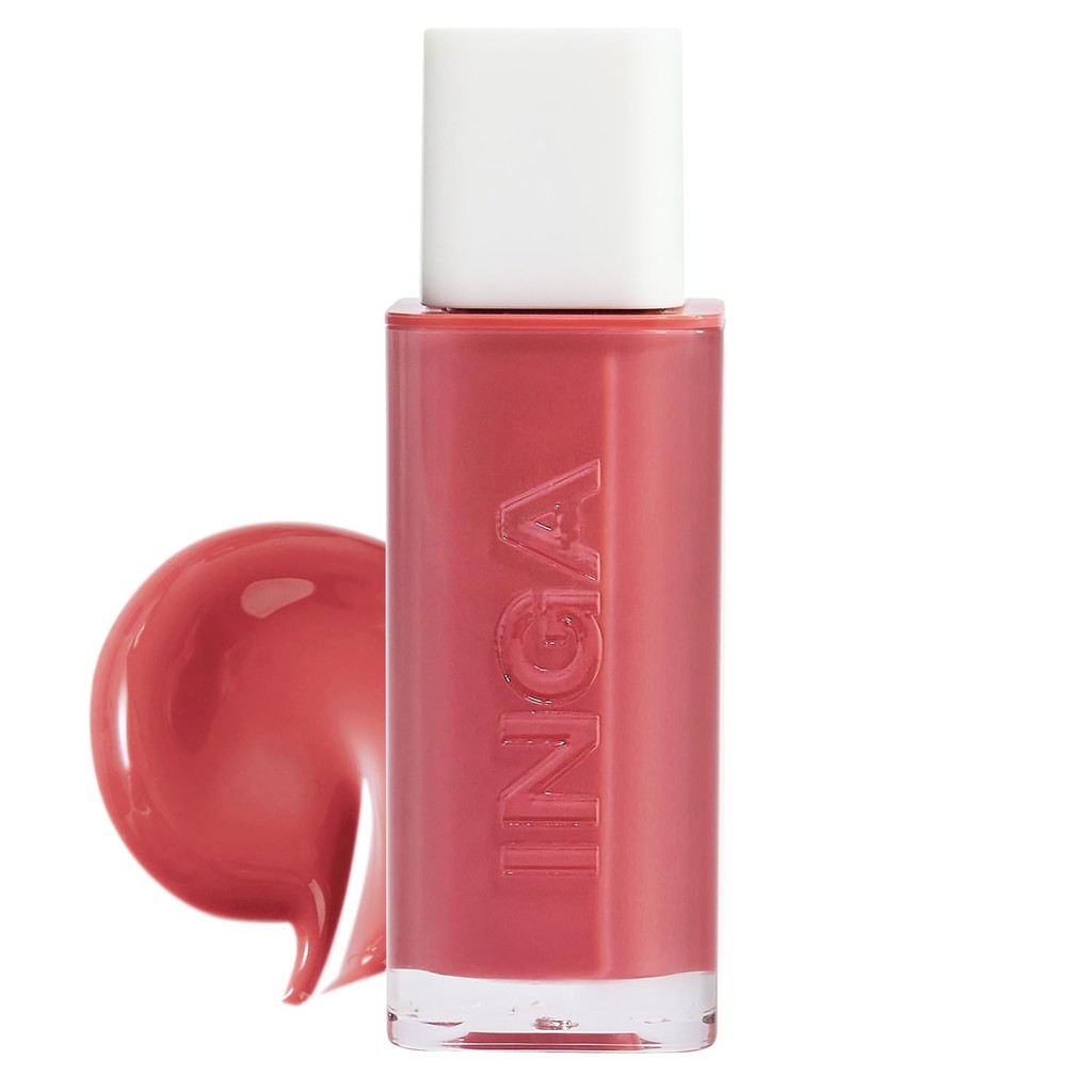 INGA Water Glow Lip Tint ROSY ROSE Rose Beige Moisture Gloss Moist ...