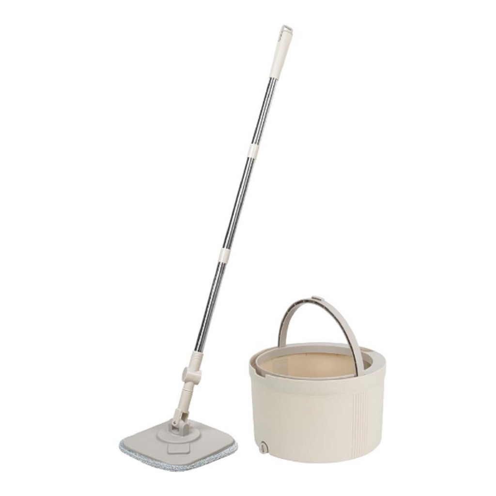 SINGLE SPIN BUCKET MOP SET META BEIGE 2.7L | Shopee Malaysia