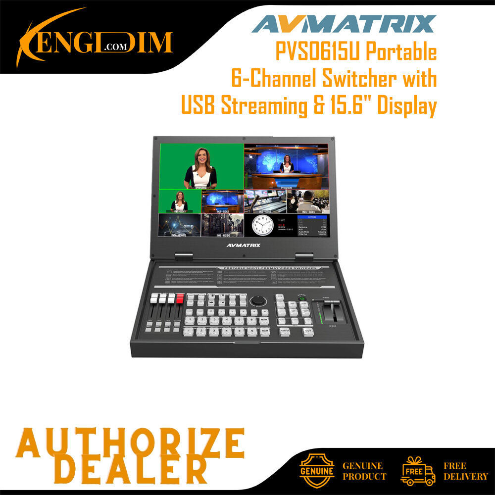 AVMATRIX PVS0615 U Portable 6 Channel Multi-format Streaming Video ...