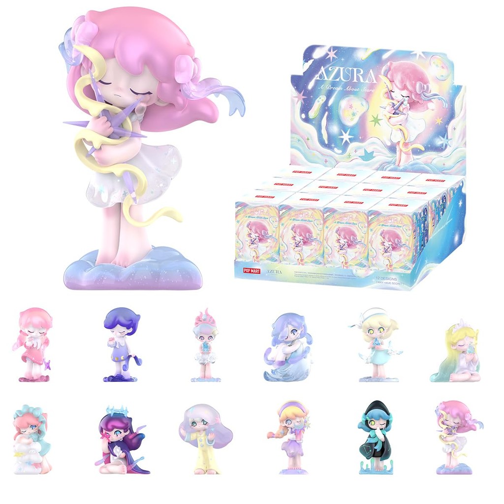 POP MART AZURA A Dream About Stars Series [Assorted Box 12 Pieces] Pop ...