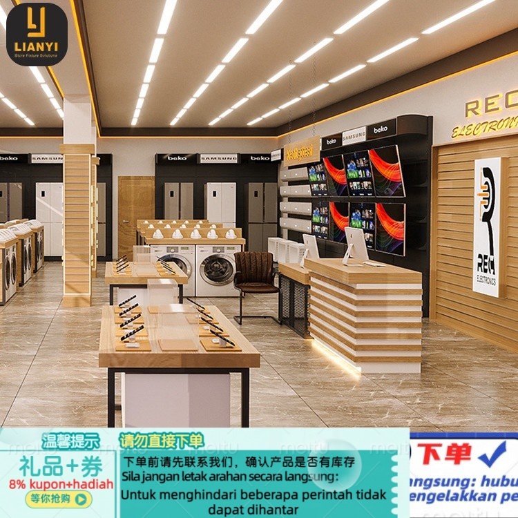 HY@ Retail Store Product Display Cabinet Counter Phone Showcase Product ...