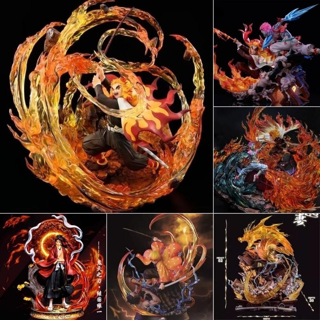 Mystery Box lucky Bag Demon Slayer Figure Nezuko Rengoku Kyoujurou ...