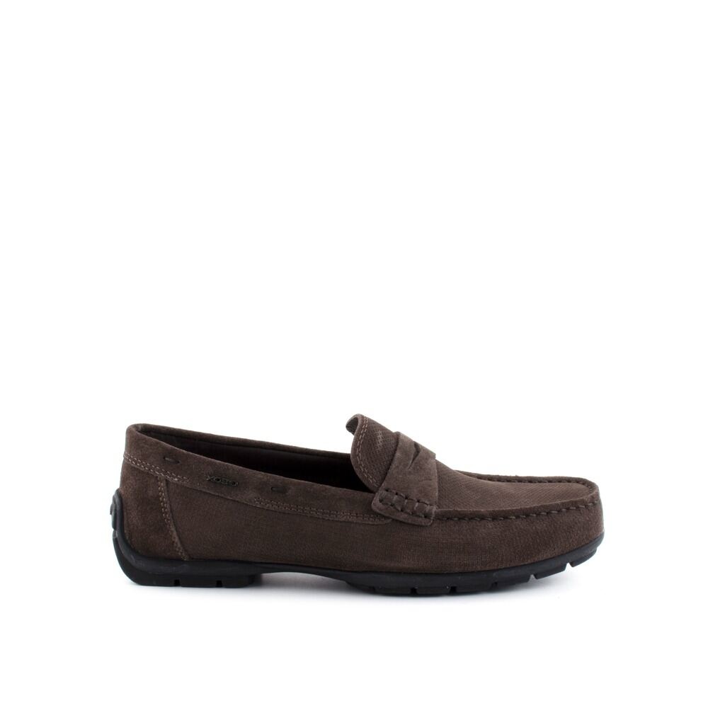 GEOX Men Moner W 2fit Slip On Suede Loafers - Dark Brown U44Q6D-000BS ...