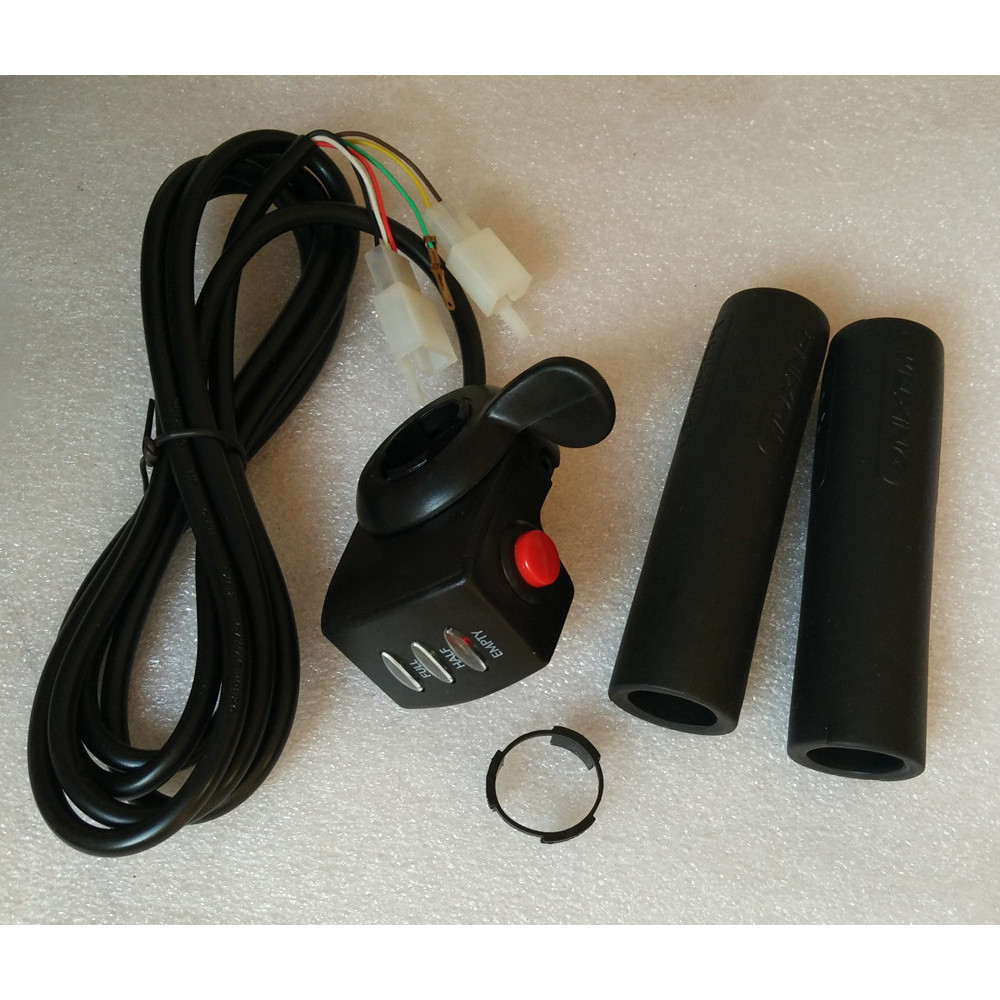24V DC motor speed controller,thumb throttle with handle bar (grips ...