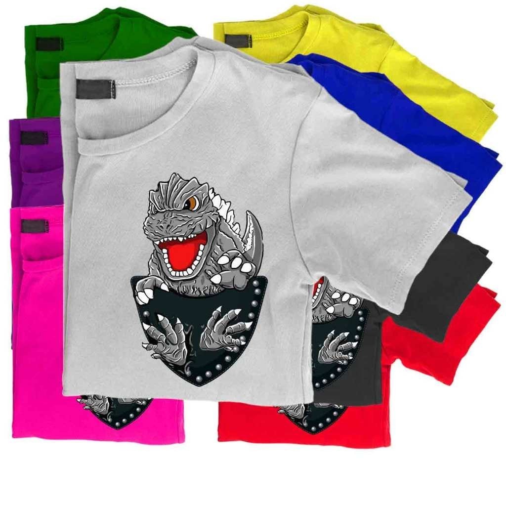 Baju Godzilla Budak Tshirt Cloth Boy Girl Unisex Kemeja Casual Anime ...
