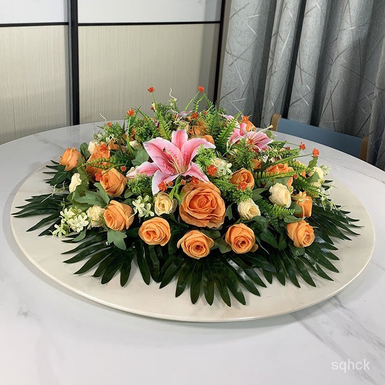 Contact seller/Hotel Round Table Middle Decoration Flower Emulational ...