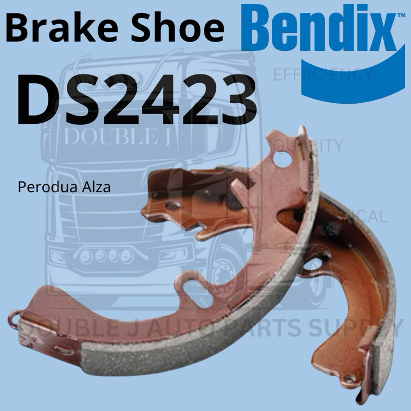Genuine Bendix Perodua Alza 2014-2022 Rear brake shoe DS2423 | Shopee ...