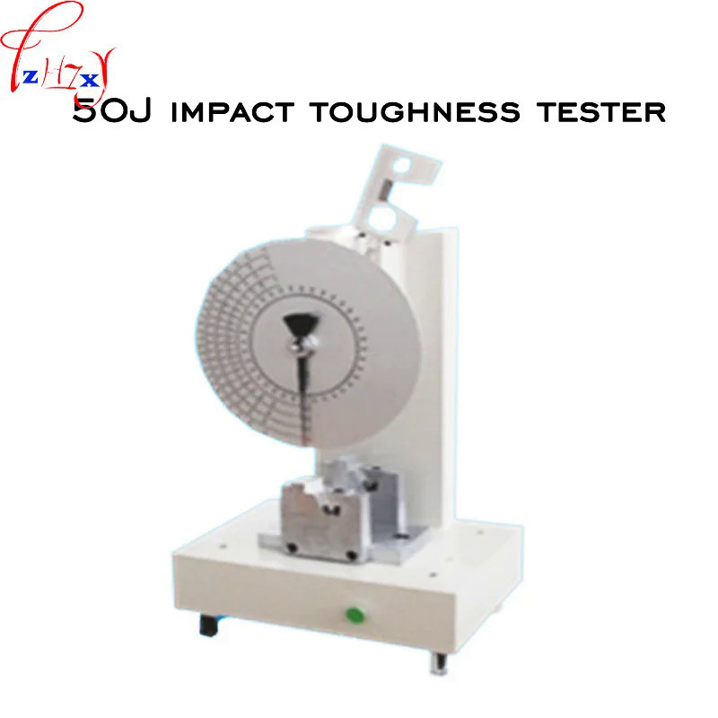 XJJ-50 simple beam impact testing machine / plastic rubber impact ...