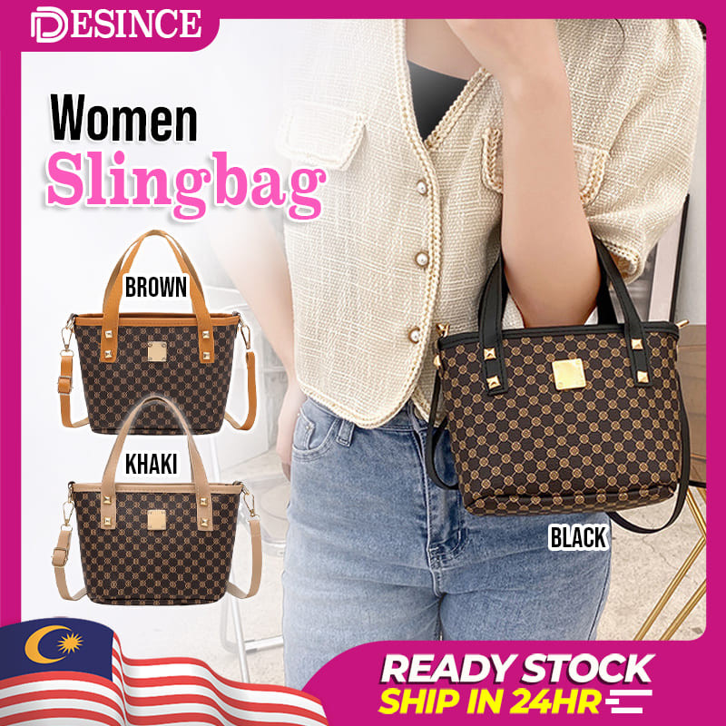 🇲🇾 DESINCE Women Handbag Sling Bag Bucket Bag Beg Corak Beg Tangan ...