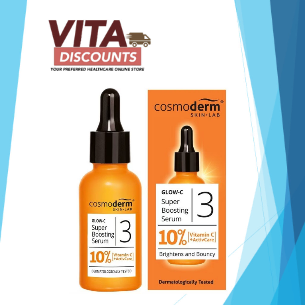 COSMODERM GLOW-C SUPER BOOSTING SERUM 15ML EXP06/2026 | Shopee Malaysia