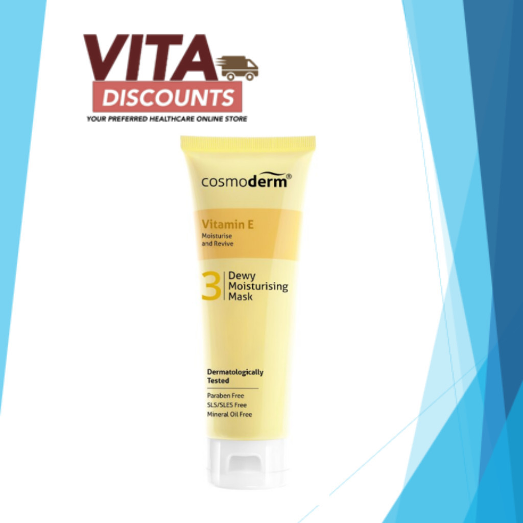 COSMODERM VITAMIN E DEWY MOISTURISING MASK 100ML EXP06/2025 | Shopee ...