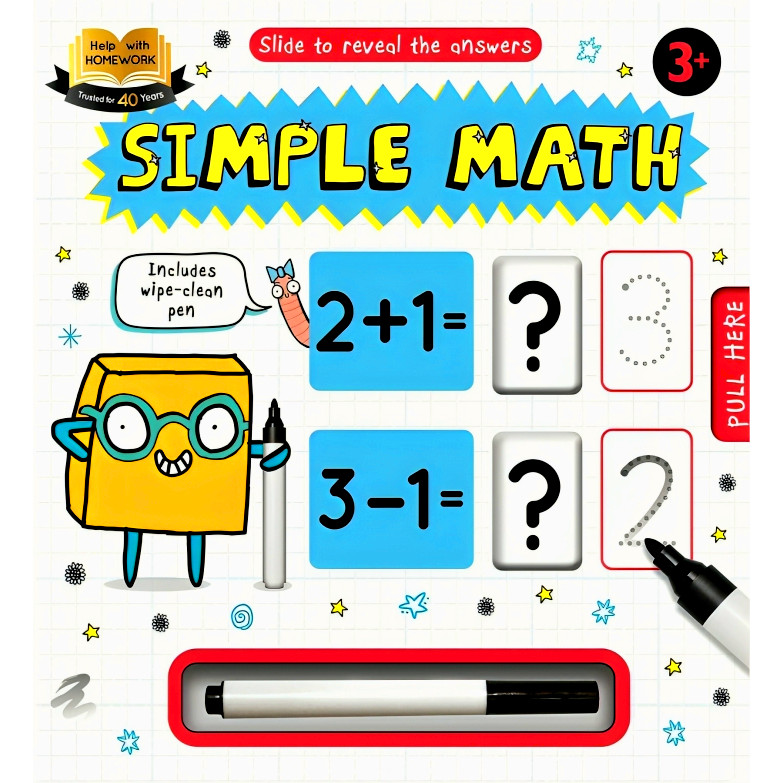 Bbw Help With Homework Simple Math Wipe Clean Workbook Includes Wipe