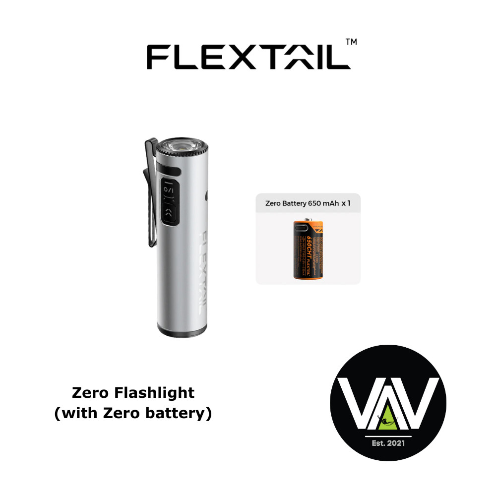 Flextail Zero Flashlight EDC 1200lm Flashlight (with Zero Battery + Case) | Shopee Malaysia