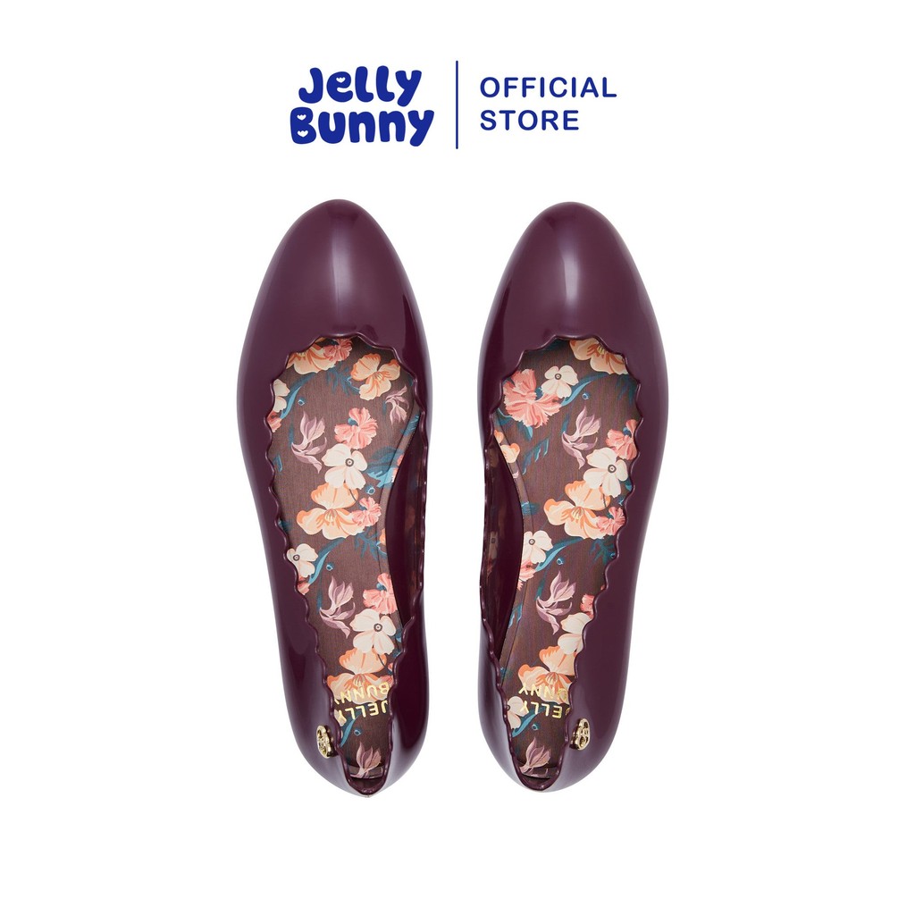 JELLY BUNNY SOPHIE RUBY FLAT BALLERINAS B25SLBL007 Dark Red | Shopee ...