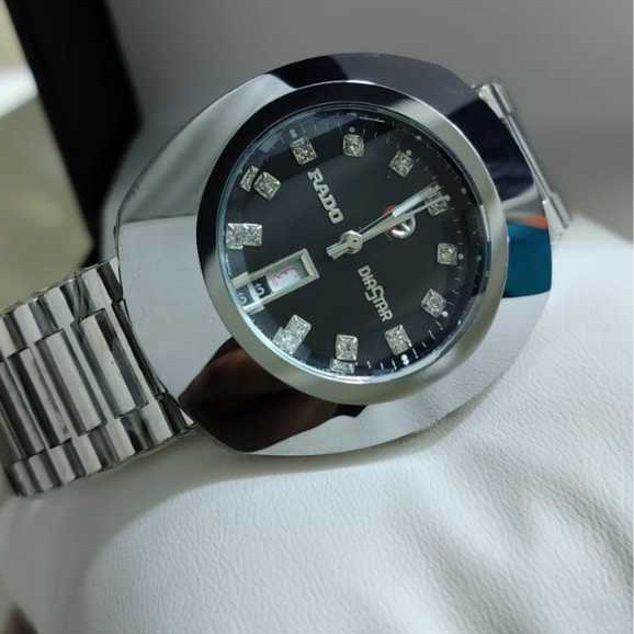 100% original Rado Diastar stainless steel jam tangan Lelaki Automatik ...