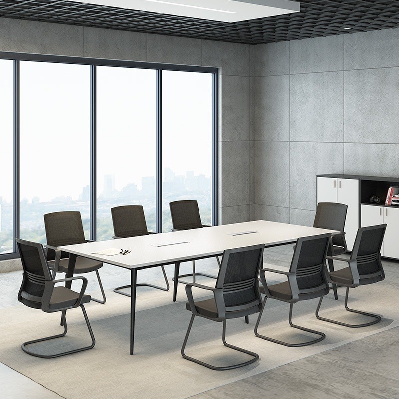 JY-8/White Conference Table Simple Modern Conference Table Long Table ...